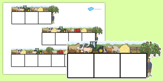 Farm Themed Phoneme Frames (teacher made)
