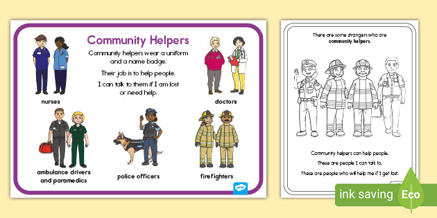 Strangers and Community Helpers Social Situation
