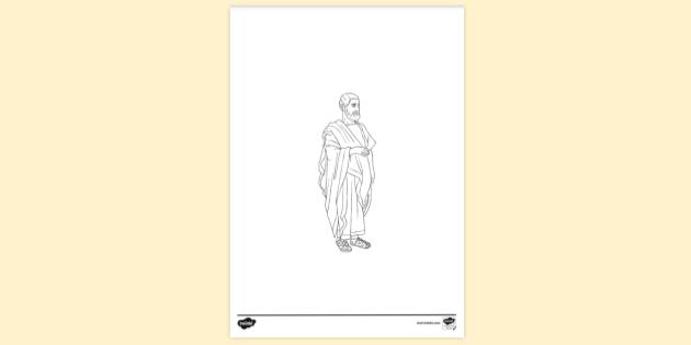 Roman Man Colouring | Colouring Sheets (teacher made)