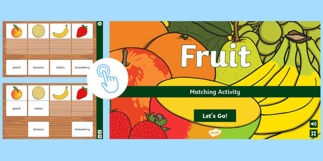 Interactive Fruit Matching Activity | Twinkl Go!