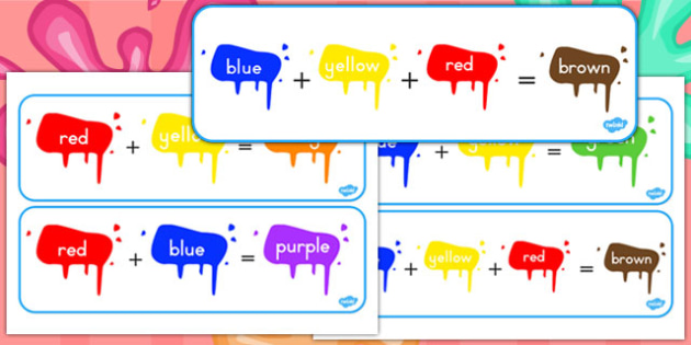Colour Mixing Pack (Australia) (teacher made)