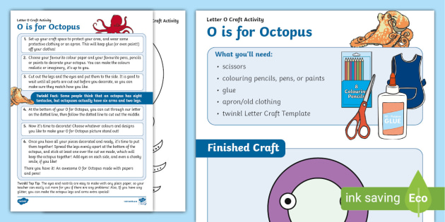 Octopus Art Crafts | twinkl.ca