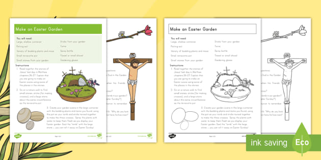 Make an Easter Garden Craft | Easter Resource | Twinkl USA