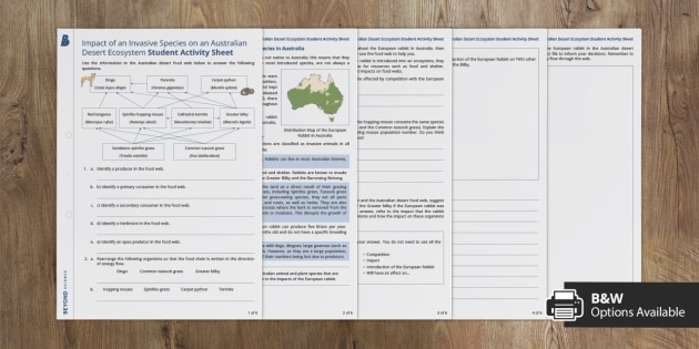 Australian Desert Ecosystem Invasive Species Resource