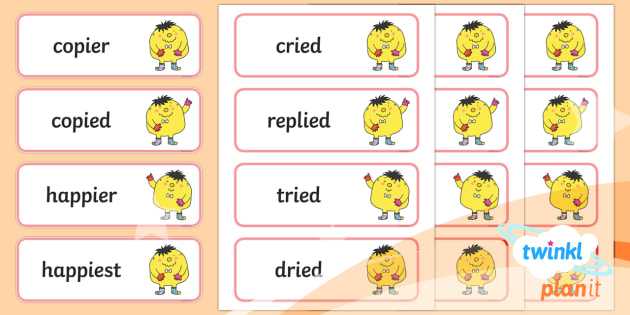 PlanIt English Year 2 Term 2A Spelling Word Cards