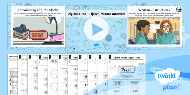 PlanIt Maths Y3 Measurement Lesson Pack Telling the Time (4) digital time