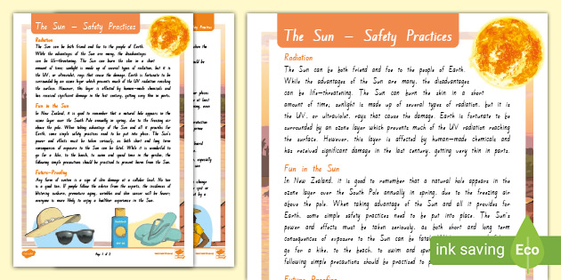 The Sun Safety Practices teacher Made the-sun-safety-practices-teacher-made