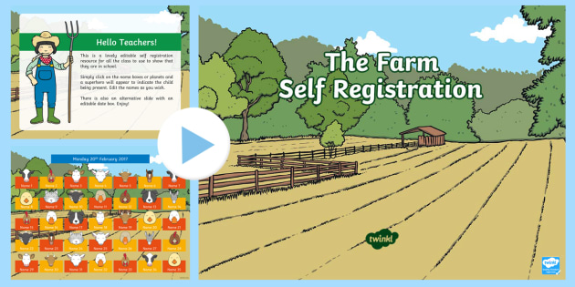The Farm Self-Registration PowerPoint