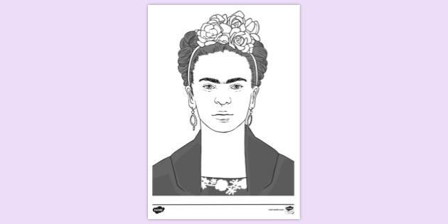 FREE! - Frida Colouring Page | Colouring Sheets