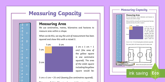 Measurement Area Display Poster