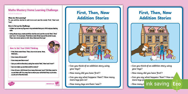 👉 Maths Mastery Adding More Home Learning Challenge