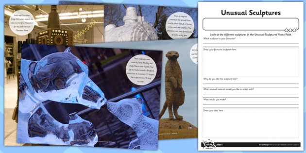 Worksheet / Worksheet Unusual Sculptures Unusual Sculptures Photo Pack