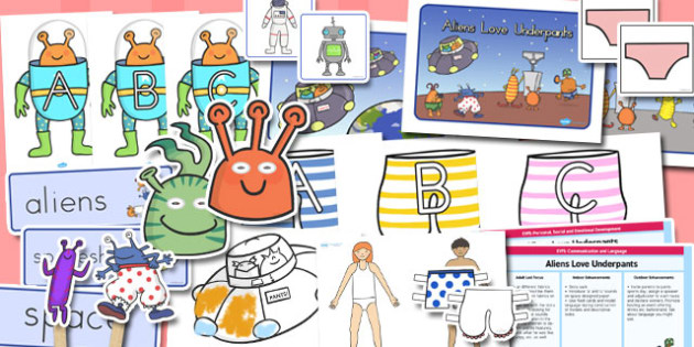 EYFS Lesson to Support Teaching on Aliens Love Underpants