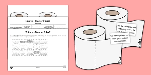 Toilets Through Time True or False (teacher made)