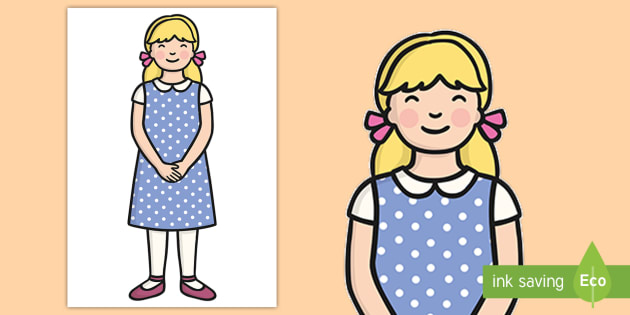 Goldilocks Large Display Cut-Out - Teaching Resource - Twinkl