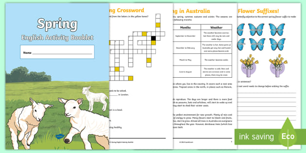 *NEW* Year 5 Spring Activity Booklet - English