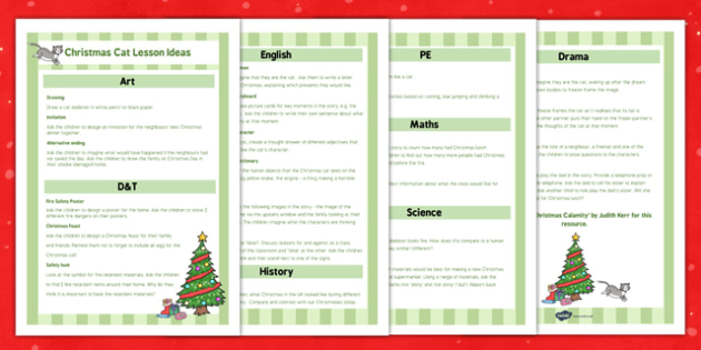 Christmas Cat Lesson Ideas | Teaching Resources