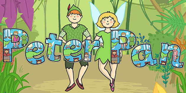 FREE! - Peter Pan Display Lettering (teacher made)