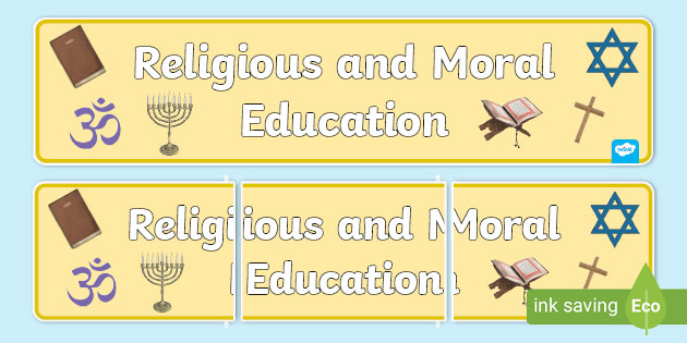 Religious And Moral Education Curriculum For Excellence Banner