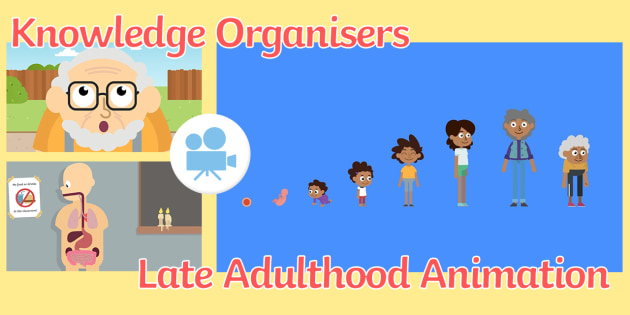 Knowledge Organiser: KS2 Late Adulthood Animation | Twinkl