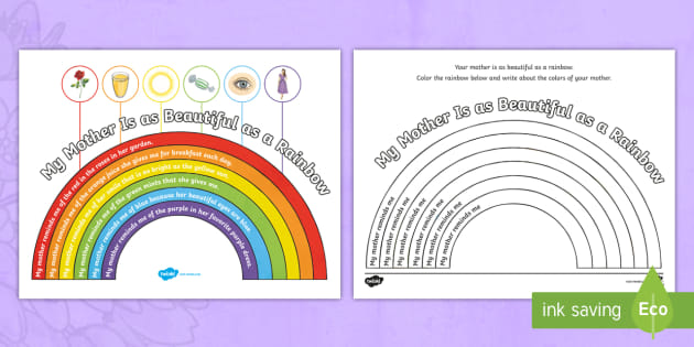 Mother's Day Rainbow Activity | Mother's Day | Twinkl USA