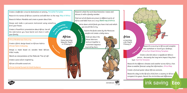 Africa P5 Mini Home Learning Topic (teacher made)