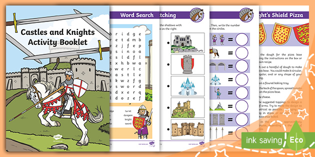 FREE! - Castles and Knights Activity Booklet (teacher made)