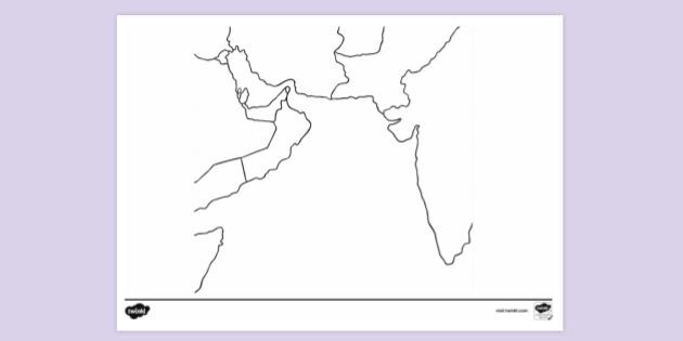 Arabian Sea Colouring Sheet | Primary Resources