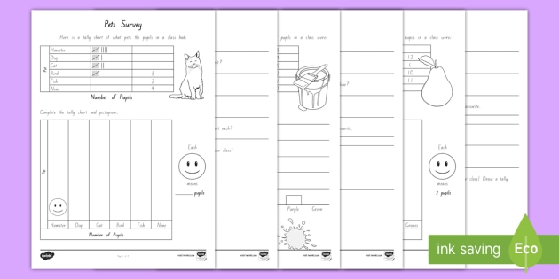Level 1 to 2 Data Handling Activity Pack