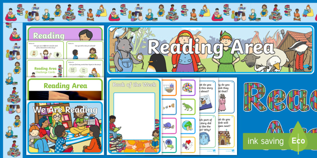 EYFS Reading Area Classroom Set Up Pack (teacher made)