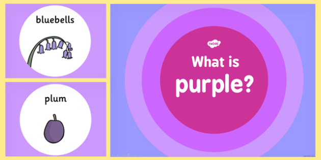 What is Purple Colour PowerPoint