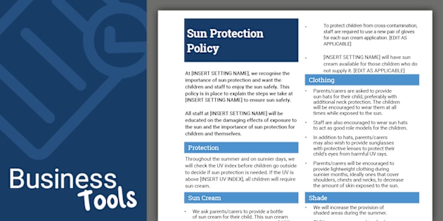 Health and Safety Policies | twinkl.co.uk