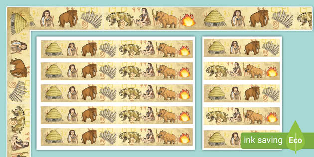 Prehistoric Britain Display Border (Teacher-Made)