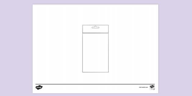 Sticker Packet | KS1 Colouring Sheets | Twinkl Resources