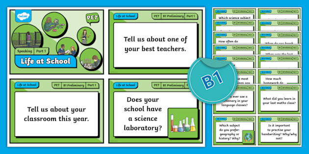 Speaking Cards B1 | twinkl.com.au