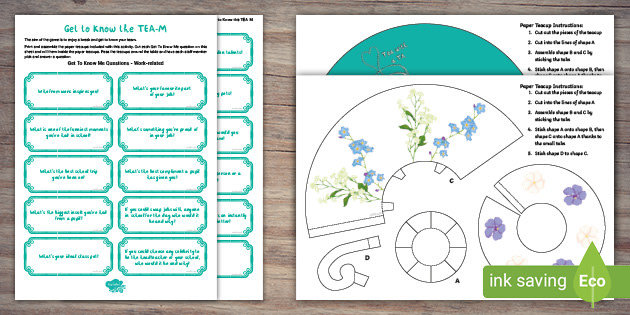 Get to Know the TEA-M Game | Twinkl Party (teacher made)