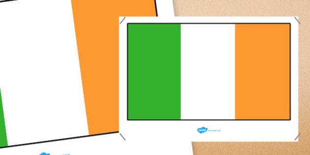 Republic of Ireland Flag Display Poster (teacher made)