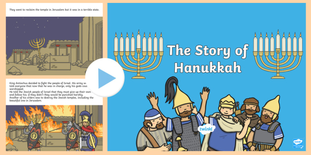 The Story of Hanukkah PowerPoint - Hanukkah, story, powerpoint, Judaism