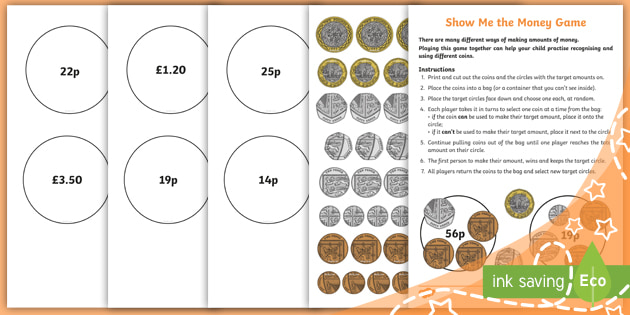 👉 Show Me the Money Game (Teacher-Made)