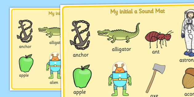 Initial a Sound Mat (teacher made)