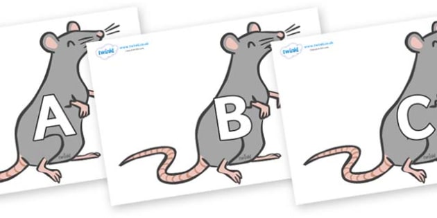 A-Z Alphabet on Rats (Teacher-Made)