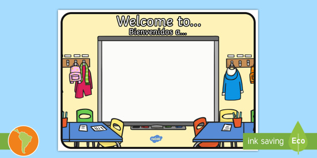 Welcome To Sign English/Spanish (teacher made)