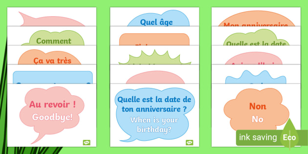 👉 French: Common Phrases Display Posters - KS2
