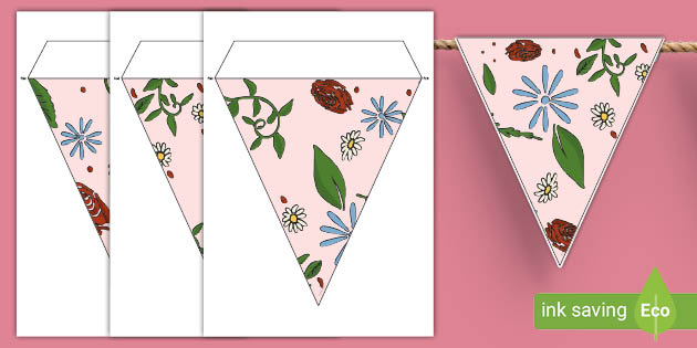 FREE! - Vintage Wedding Bunting - Display Resource - Twinkl