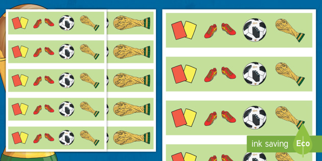 Football World Cup Display Borders