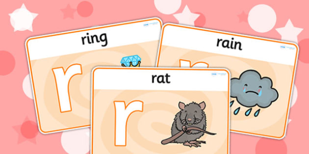 Initial r Sound Playdough Mats (teacher made)