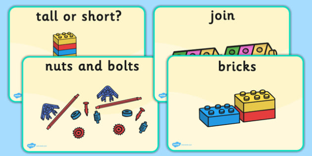 Construction Area Word Display Posters - Construction area, I