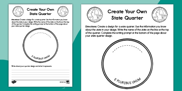 Design A Coin Template | Twinkl Kansas Day Resources