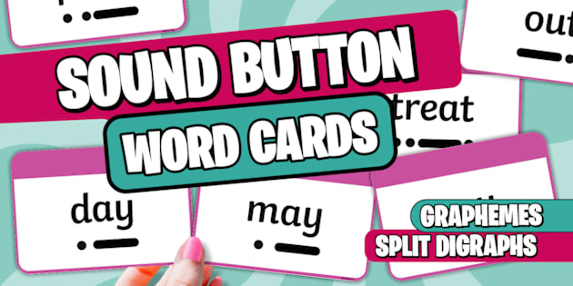Sound Button Word Cards | twinkl.com.au