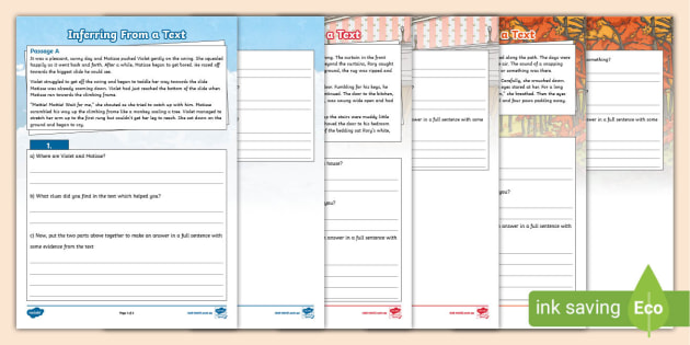 Reading Inferences | twinkl.com.au